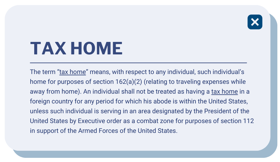 Tax Home: IRS Definition and Implications